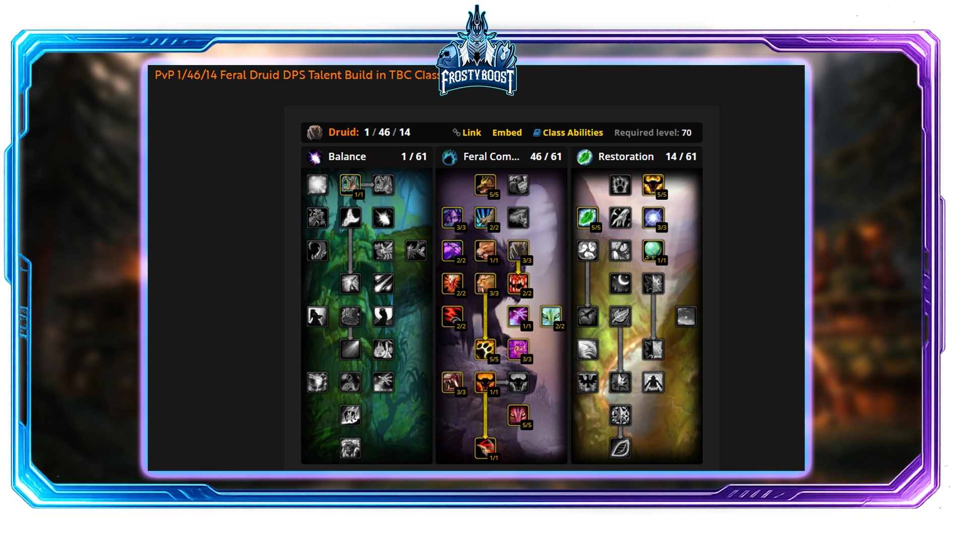Druid BiS Gear and Talents Guide TBC Anniversary Phase 1 & Arena Season 1.